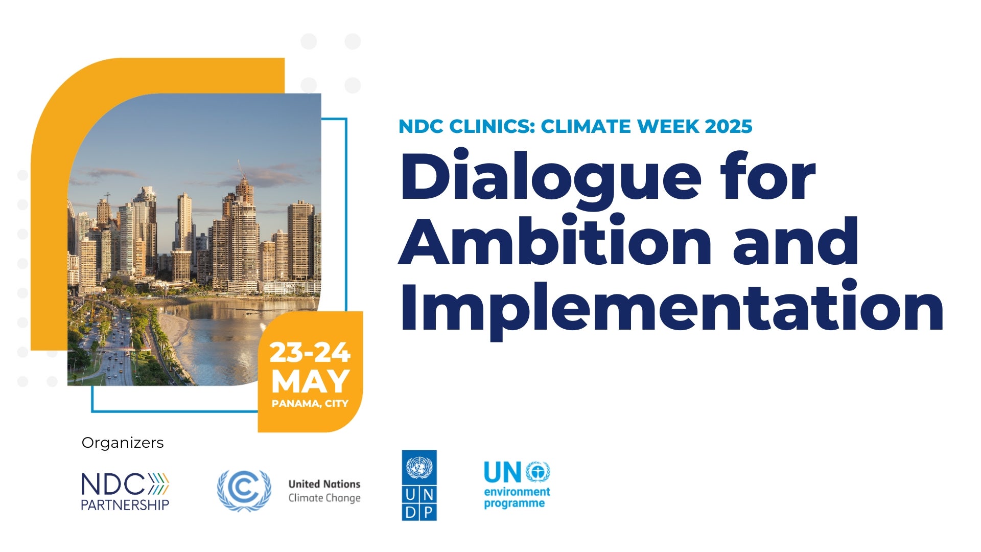 NDC Clinics: Climate Week 2025 - Dialogue for Ambition and ...